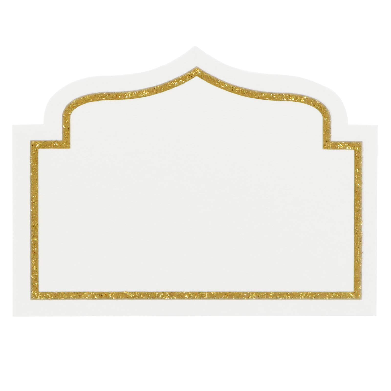 Celebrate It Table Name Tent Place Cards, Gold Glitter