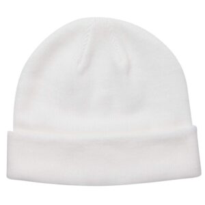 paladoo slouchy beanie hat soft warm ski cap (white)