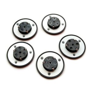 5pcs/lot replacement spindle hub cd holder repair parts for ps1 psx laser head lens ceramic motor cap spindle hub turntable gaming 440 replacement part