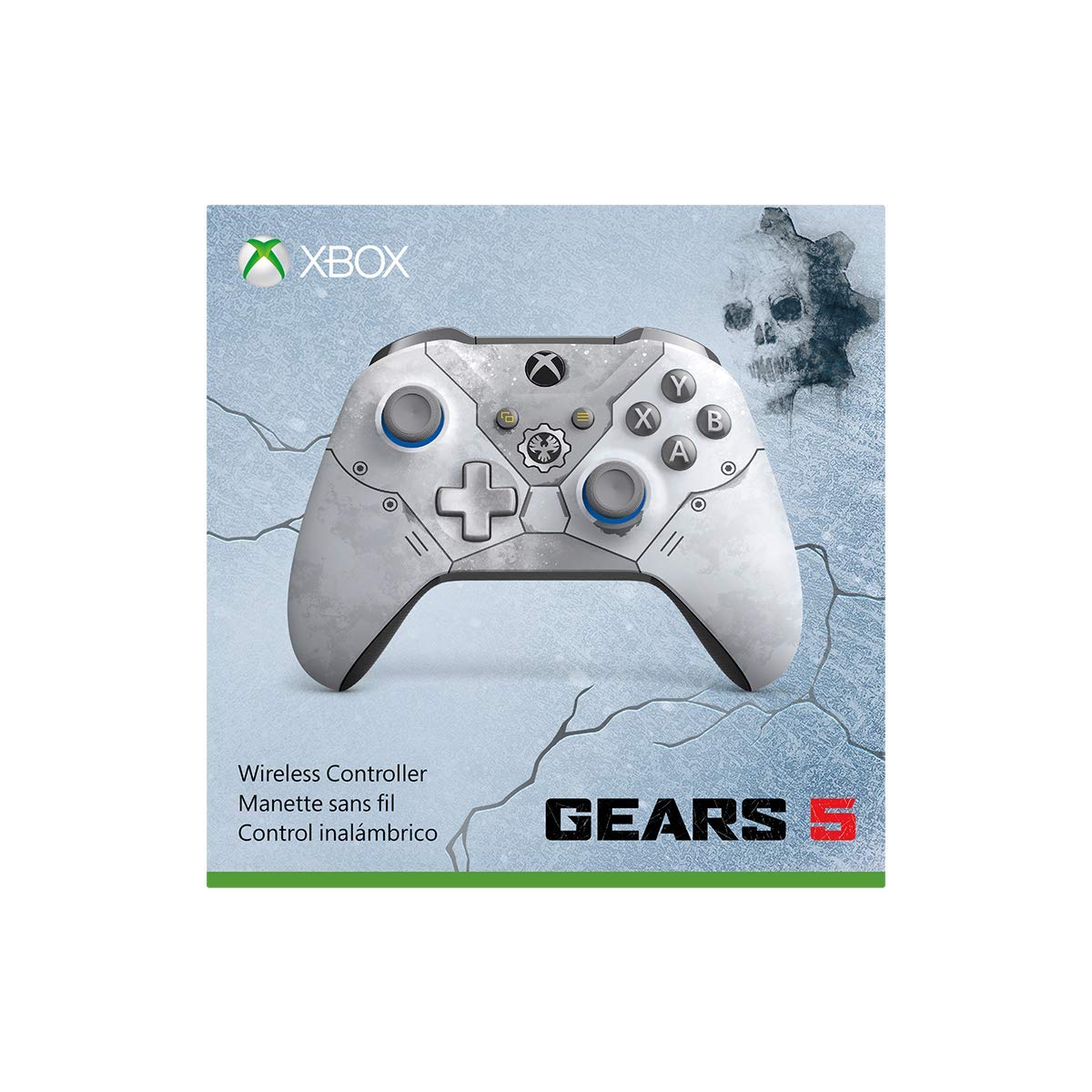 Microsoft Xbox Gears 5 Kait Diaz Wireless Controller - For Xbox One - Limited Edition - Bluetooth Connectivity - Ice Kait Character Skin - Custom button mapping