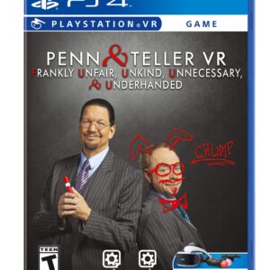 Penn & Teller VR: Frankly Unfair Unkind Unnecessary & Underhanded - PlayStation 4