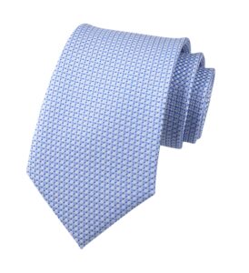 elfeves light blue white silk tie mini check design necktie valentines gifts for men guy boys