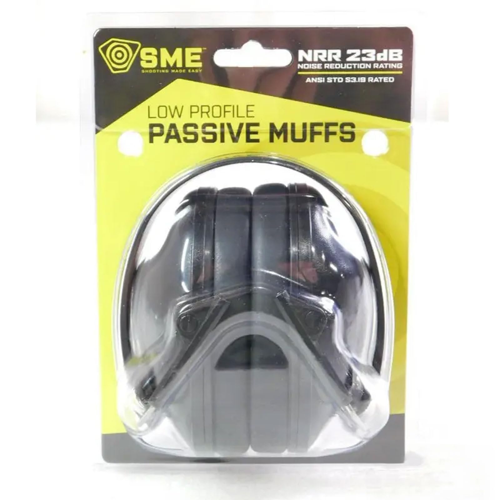 SME Folding Passive Muffs Durable Versatile Sturdy Lightweight Ear Hearing Protection 23 dB NRR Foldable Muffs