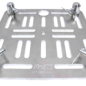 ProX XT-BP12AH 12" Aluminum 8mm Slotted Holes Truss Top Plate for F34 F32 F31 Conical Square Truss with Twist Locks and Connectors