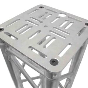 ProX XT-BP12AH 12" Aluminum 8mm Slotted Holes Truss Top Plate for F34 F32 F31 Conical Square Truss with Twist Locks and Connectors