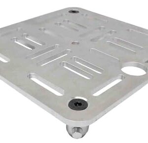 ProX XT-BP12AH 12" Aluminum 8mm Slotted Holes Truss Top Plate for F34 F32 F31 Conical Square Truss with Twist Locks and Connectors