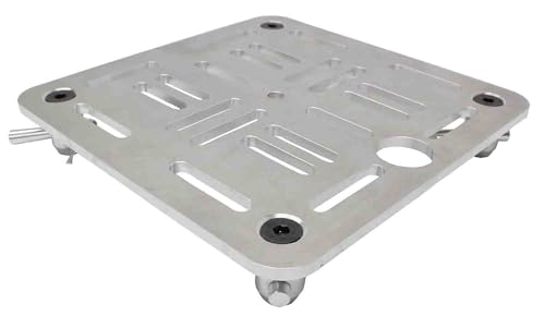 ProX XT-BP12AH 12" Aluminum 8mm Slotted Holes Truss Top Plate for F34 F32 F31 Conical Square Truss with Twist Locks and Connectors