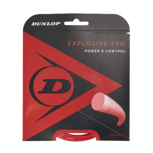 dunlop sports explosive red 17g tennis string, 1 set