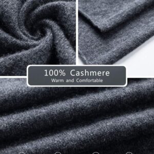 EURKEA 100% Cashmere Winter Scarf in Solid Colors with Gift Box for Women, Warm & Soft & Lightweight, Gift Ready