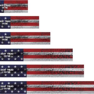 White Water Archery Non-Laminated American Flag Don't Tread on Me Gadsden Arrow Wraps 15pc Choose Length Width (7.75)