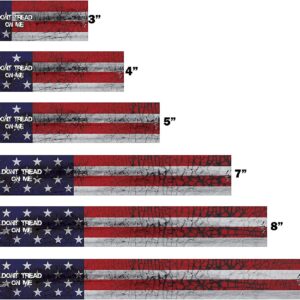 White Water Archery Non-Laminated American Flag Don't Tread on Me Gadsden Arrow Wraps 15pc Choose Length Width (7.75)