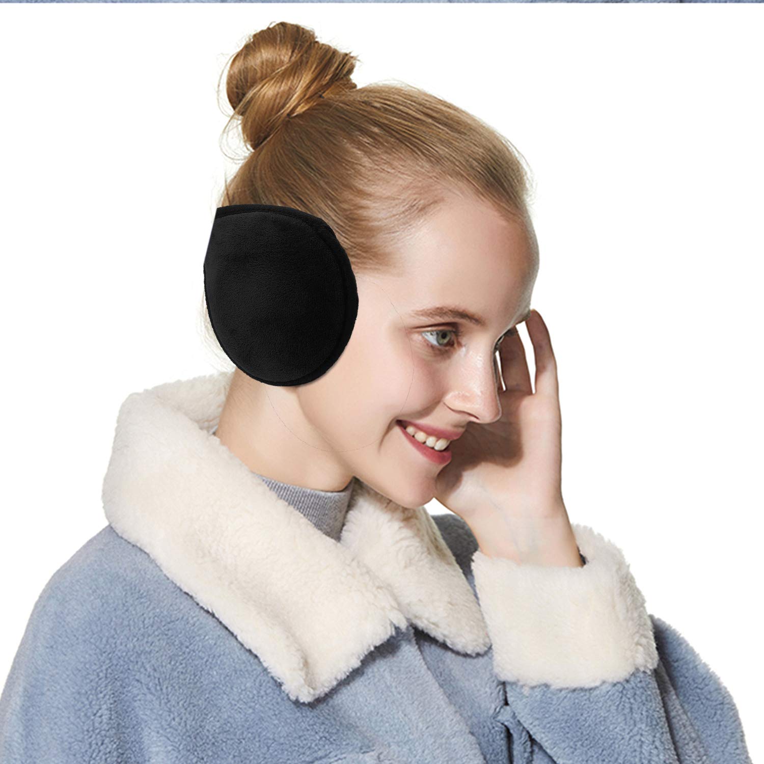 HIG Ear Warmers for Men & Women Classic Fleece Unisex Winter Warm Earmuffs