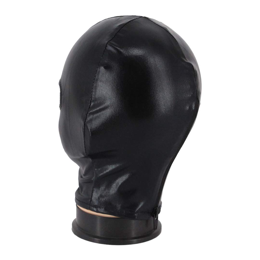 Vimoisa Metallic Cycling Face Neck Mask Hat Ultra Balaclava Hood(Black)