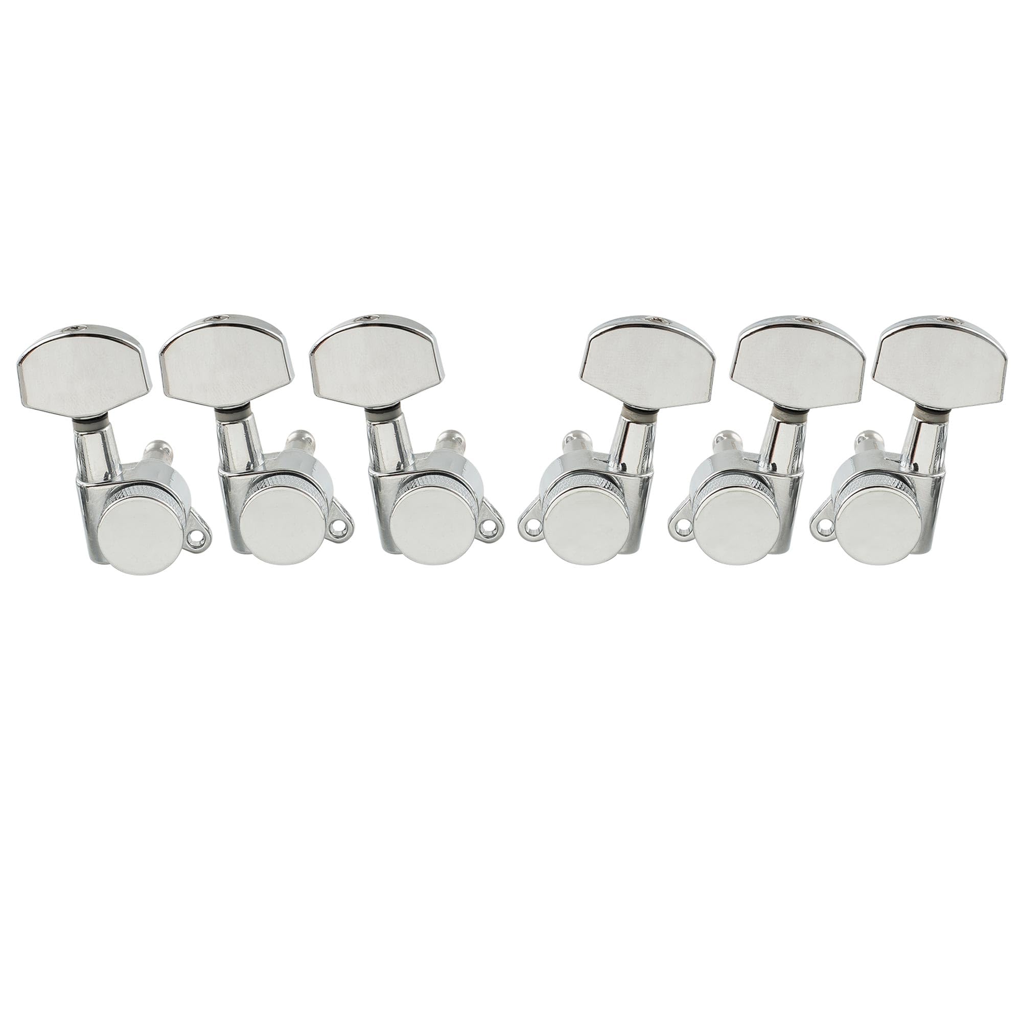 Musiclily Pro 3x3 Guitar Locking Tuners Tuning Pegs Keys Machine Heads Set for Les Paul Electric or Acoustic Guitar, Chrome