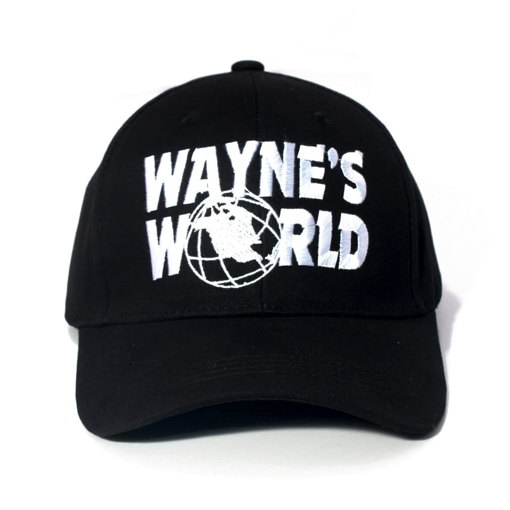 ZIXIANNIU Wayne's Hat Embroidered Baseball Cap Halloween Cosplay Costume