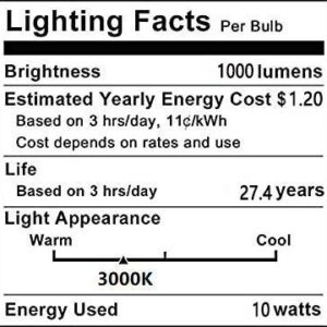 Lxcom Lighting Dimmable E11 LED Corn Bulb 10W Mini Ceramic Candelabra Bulbs (6 Pack)- 102 LEDs 2835 SMD 100W Equivalent Warm White 3000K T3/T4 JDE11 120V Lamp for Chandeliers Cabinet Lighting