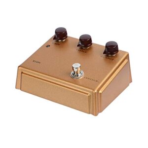 mini hand made gold overdrive guitar pedal landtone g01