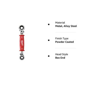 MILWAUKEE Linemanâ€s 4-in-1 Insulated Ratcheting Box Wrench 48-22-9212