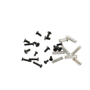 cm replacement screws set button spring set repair kit replacement set for nintendo switch console, compatible with joy con controller