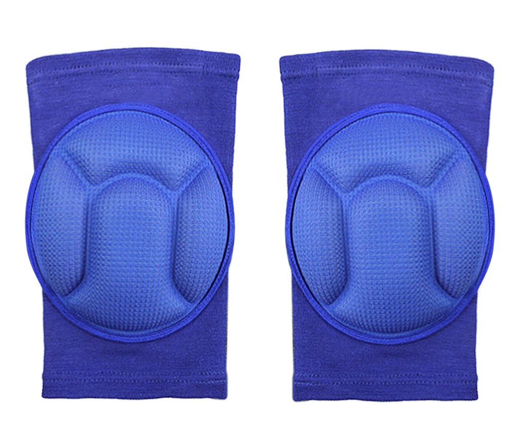 PURFUN 1 Pair Thick Sponge Knee Pads Sleeves Guard Collision Avoidance Sport Protective Kneepad Antislip Skate Soccer Football Volleyball Basketball Cycling Knee Brace Support for Men Women