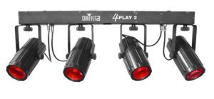 chauvet dj 4 play2-portable, rgbw led effect light, black (4play 2)