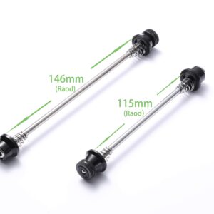 Hex Locking Skewer M5 Hex Head Anti Theft Quick Release Secure Lock Skewers Set Cycling Wheels Locking