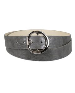 jessica simpson women's fashion casual belt, grey textured, small