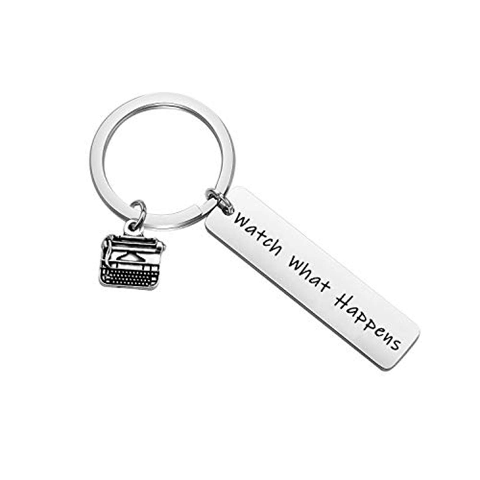 AKTAP Inspired Gift Watch What Happens Musical Theatre Keychain Journalist Jewelry Katherine Plumber Gift