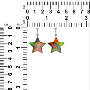 Starborn Ammolite Star Pendant Sterling Silver