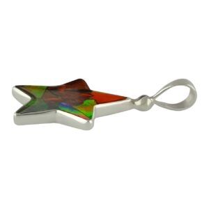 Starborn Ammolite Star Pendant Sterling Silver