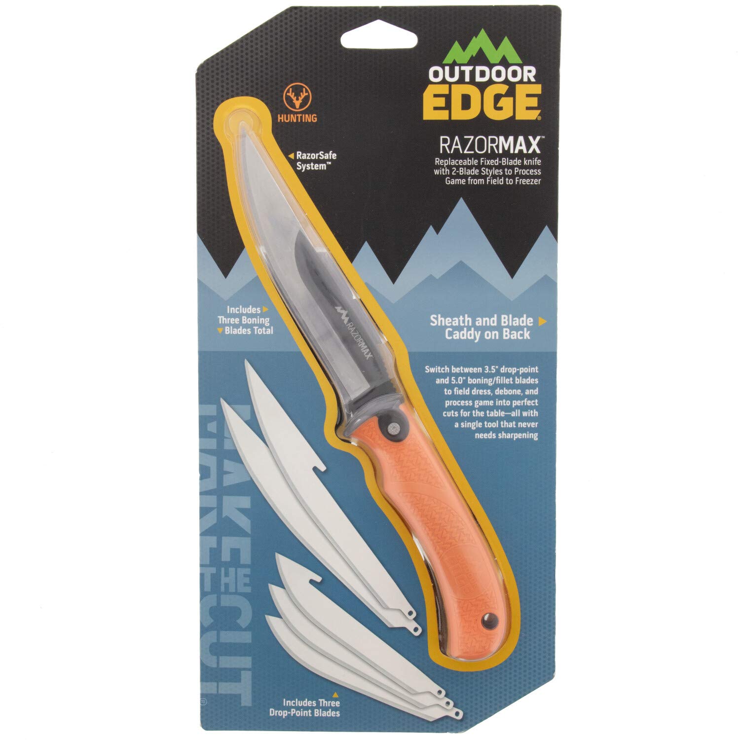 Outdoor Edge Razormax Knife Orange