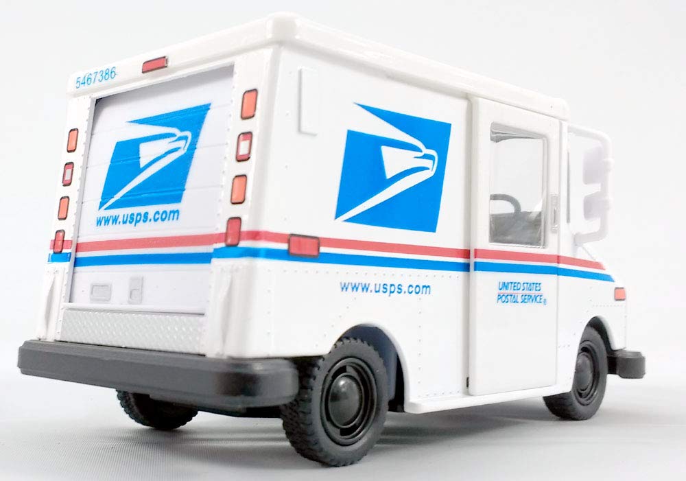 United States Postal Mail Truck USPS 1987 Grumman LLV 1:36 Scale Die Cast Metal 5 Inch Model Toy Truck