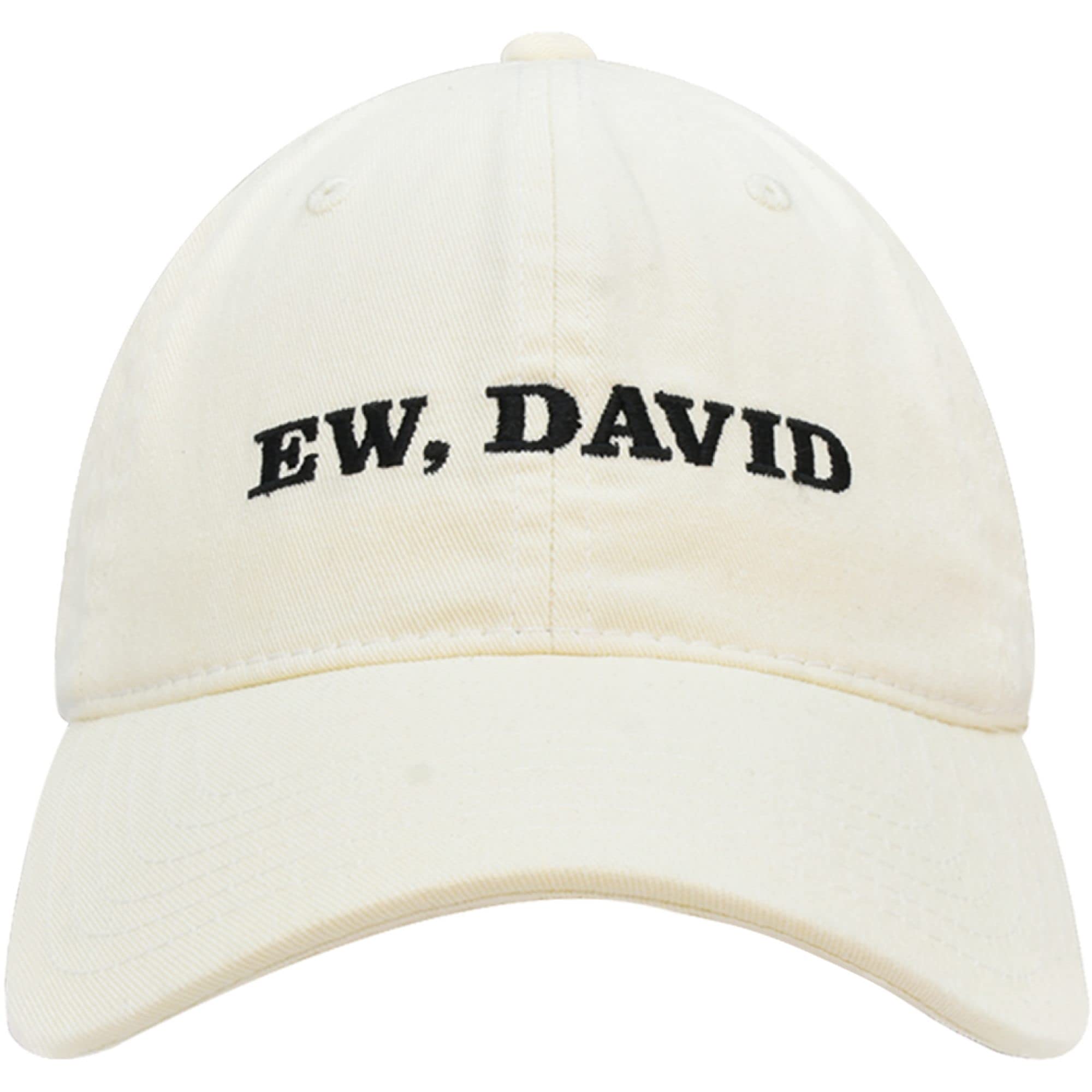 Schitt's Creek Ew, David Cotton Adjustable Dad Hat, Beige, One Size