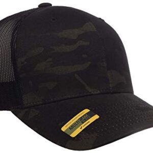 Yupoong YP Classics Retro Trucker Cap, Multicam Black, OS