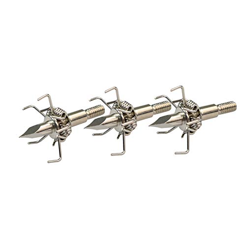 Broadheads 100 Grain Archery Hunting Small Game Sharp Judo Hammer Crossbow Compound Bow Arrow Screw Tips