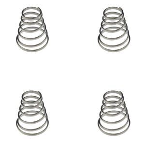 kasteco 4 pack 304 stainless steel universal quick release bike wheel skewer springs