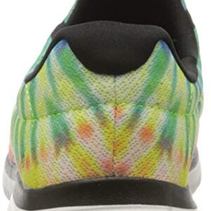 Skechers Women's Summits-Looking Groovy Sneaker, Black/Multi, 7.5 M US