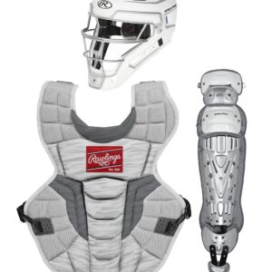 Rawlings | VELO 2.0 Catcher's Set | Baseball | Adult 15+ | White/Silver