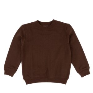 Leveret Kids & Toddler Boys Girls Long Sleeve Sweatshirt Brown (Size 4 Years)