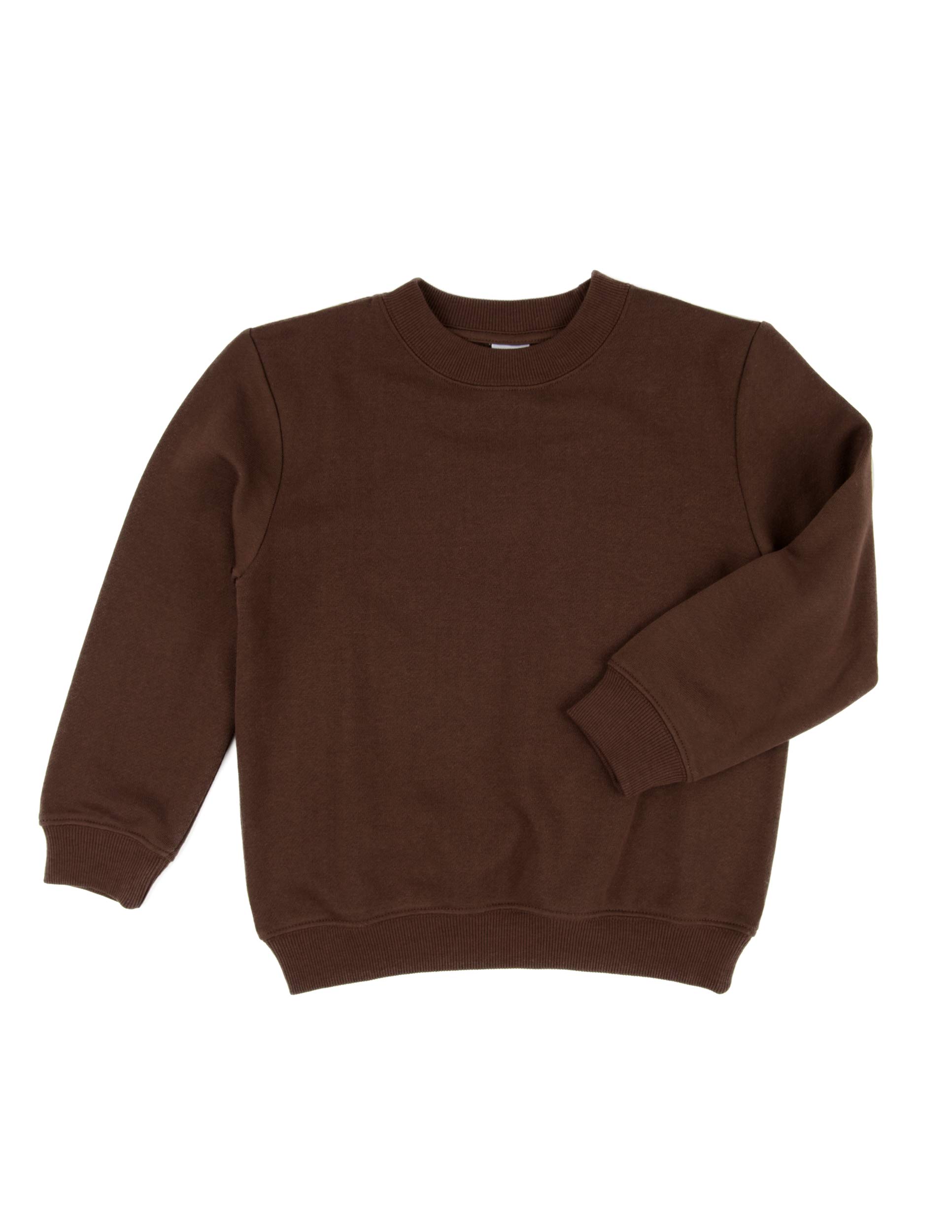 Leveret Kids & Toddler Boys Girls Long Sleeve Sweatshirt Brown (Size 4 Years)