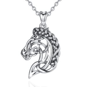 celestia horse gifts for women sterling silver horse pendant necklace horse jewelry gifts for horse lovers