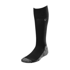 evoshield men s game socks, black, large us