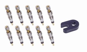 presta valve core (10 pack) and removal tool