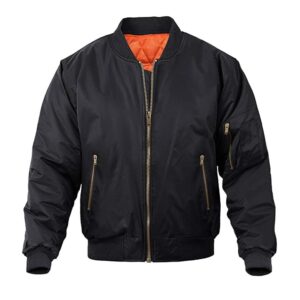 magnivit men's bomber jacket station jacket active lightweight military outwear