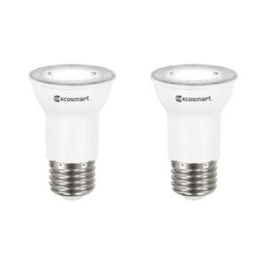 ecosmart 35-watt equivalent par16 dimmable energy star flood led light bulb bright white (2-pack)