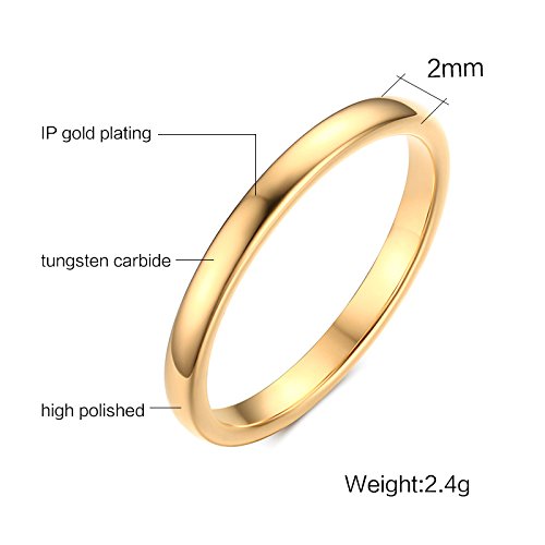 HUASAI 3Pcs Tungsten Stackable Rings Set for Women Dainty Engagement Jewelry Girl Gift (6)