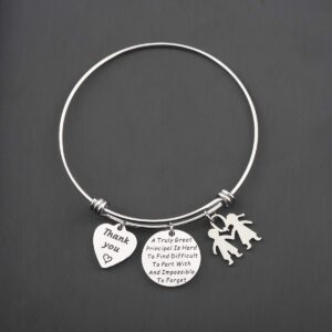 TGBJE Principal Gift Assistant Principal Gift A Truly Great Principal Is Hard To Find Bracelet Principal Thank You Gift School Administrator Gift (principal bangle)