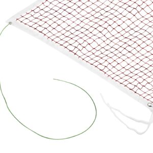 Badminton Replacement Net with Rope Cable, Universal 20ft Volleyball Badminton Pickleball Net for Garden School Yard Backyard Garden Training Gym Sport Supply