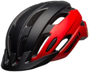 bell trace mips adult recreational bike helmet - matte red/black (discontinued), universal adult (53-60 cm)