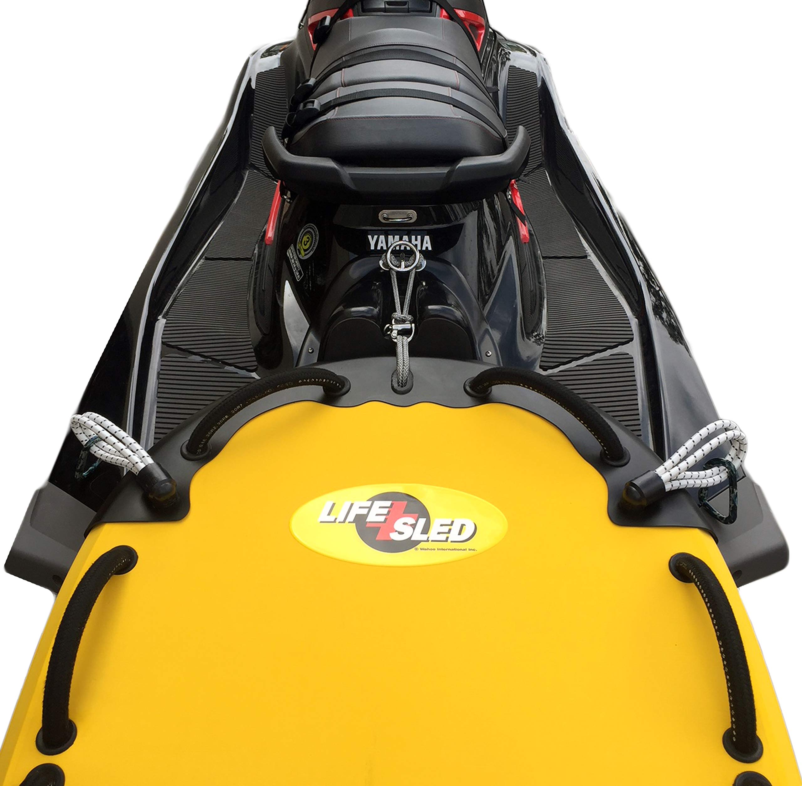 LS1 LifeSled 1.0 Water Rescue Sled for Extreme Extraction Conditions, Professional Emergency Water Extraction Board Used w/Jet Ski by Lifeguards, Fire & Rescue (Yellow)